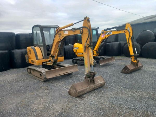 Two J C B mini diggers for sale in Co. Galway for €111 on DoneDeal