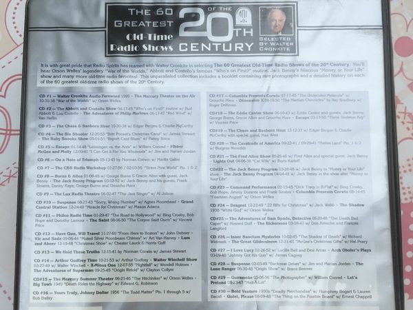 RARE The 60 Greatest Old Time Radio Shows CD Set for sale in Co. Clare ...