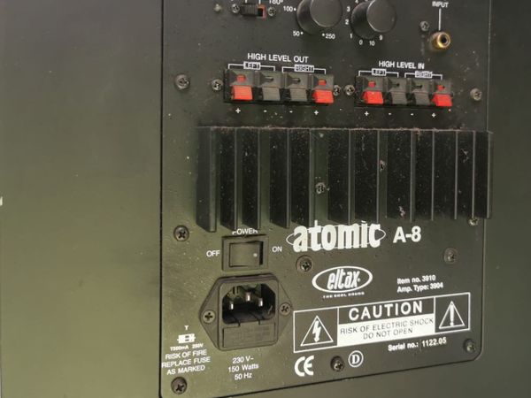 ELTAX ATOMIC SUBWOOFER for sale in Co. Dublin for €180 on DoneDeal