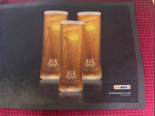 Large Carling Bar Runner/ Drip Mat for sale in Co. Dublin for €10 on ...