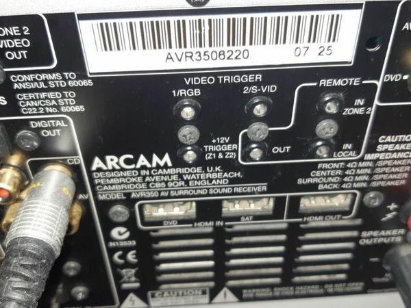 Arcam avr.Hi.End.Amplifier 7x120 Watts.BIG TOR for sale in Co. Dublin for €269 on DoneDeal