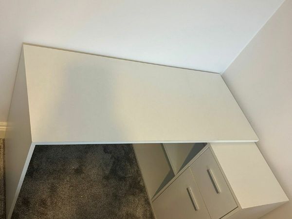 White Desk with storage Drawers and shelves for sale in Co. Dublin for ...