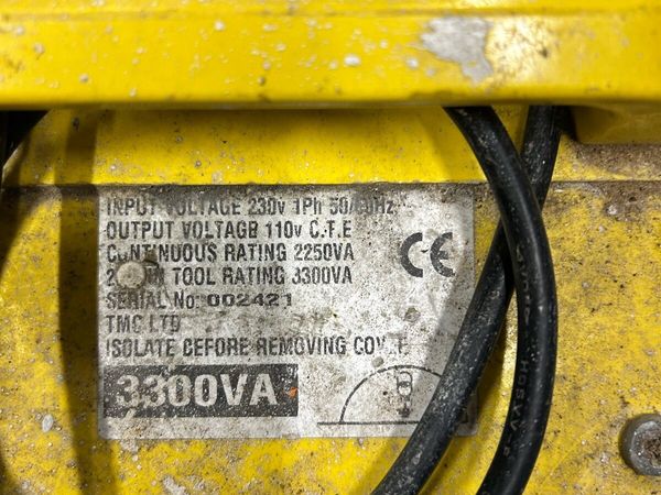 3.3KVA Transformer for sale in Co. Limerick for €60 on DoneDeal