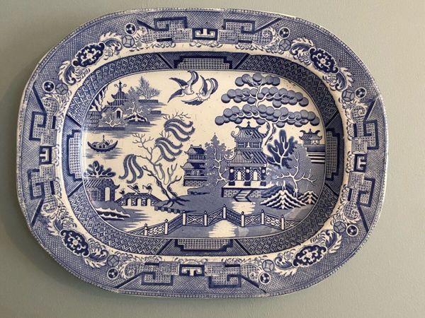 Willow pattern plate for sale in Co. Tipperary for €60 on DoneDeal
