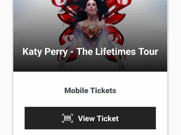 Katy Perry Concert tickets for sale in Co. Down for £150 on DoneDeal