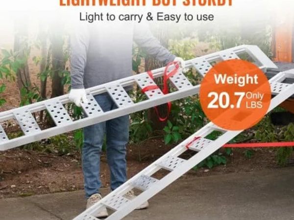 Aluminum Ramps, 1250lbs, Straight Ramp with Treads for sale in Co ...