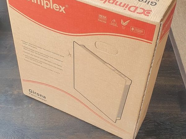 Glen Dimplex Girona GFP075BE Panel Heater Black Gl for sale in Co ...