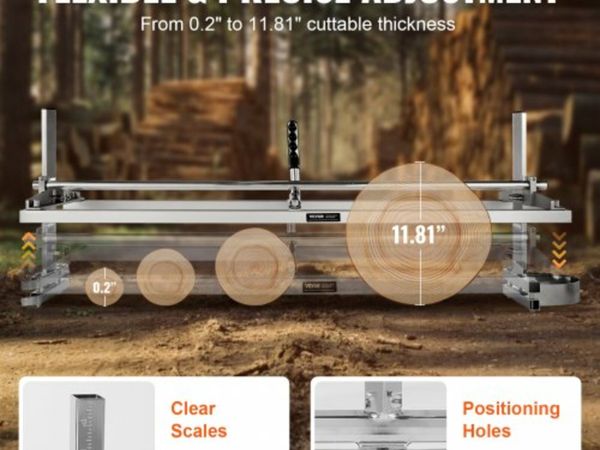 Chainsaw Mill, Portable Sawmill 36 cm-122 cm Guide for sale in Co ...