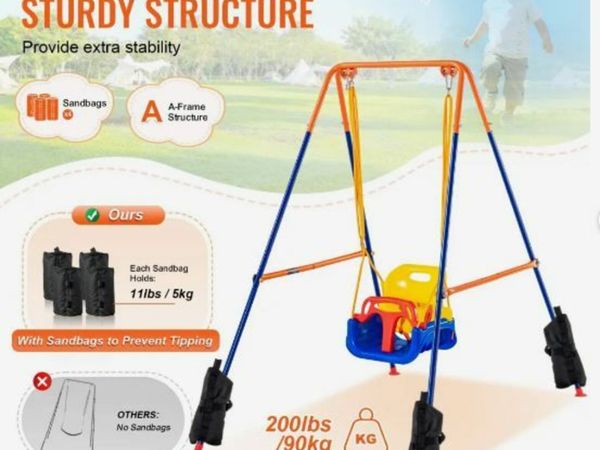 Swing Sets for Backyard, 3-in-1 Toddler for sale in Co. Dublin for €145 ...