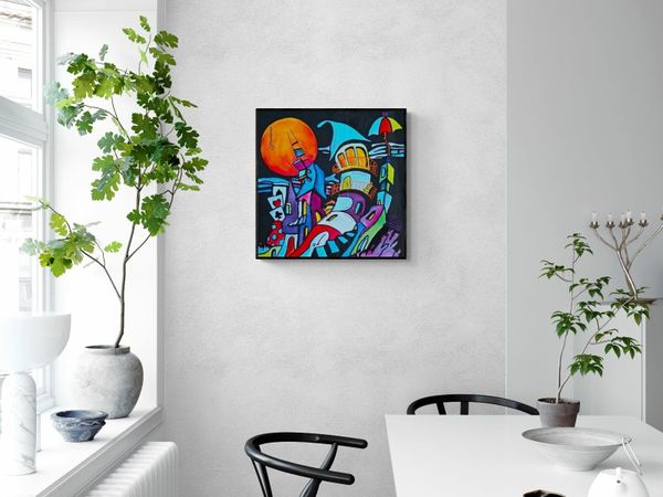 Hand paint picture, acrylic painting by Strzala for sale in Co. Offaly ...