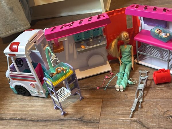 barbie ambulance and babies set for sale in Co. Kilkenny for €25 on ...