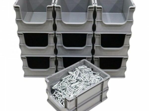 Open Front Euro Stackable Boxes Bins Containers for sale in Co. Louth ...