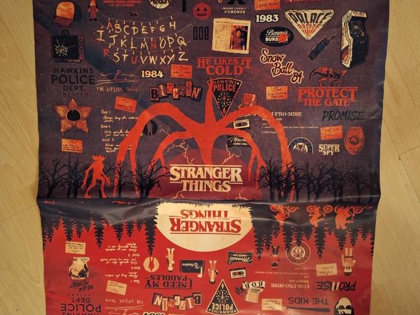 2 x Stranger Things posters for sale in Co. Cork for €10 on DoneDeal