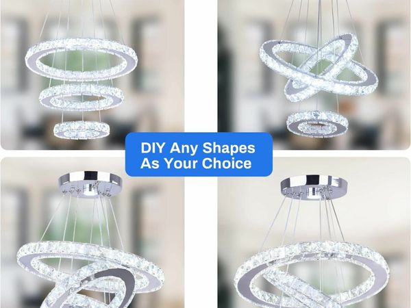 LED Chandeliers 3 Rings LED Ceiling Lighting for sale in Co. Dublin for ...