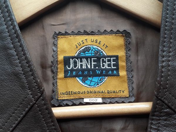 John F Gee Leather Waistcoat for sale in Co. Cork for €25 on DoneDeal