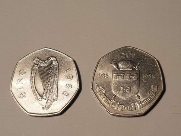 Millennium 50p fifty pence coin in EXCELLENT Cond for sale in Co. Clare ...