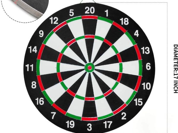 NEW Dart Board Double Sided With 6 Darts Set for sale in Co. Westmeath ...