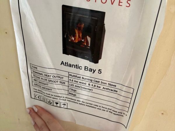 Atlantic Bay insert stove for sale in Co. Mayo for €725 on DoneDeal