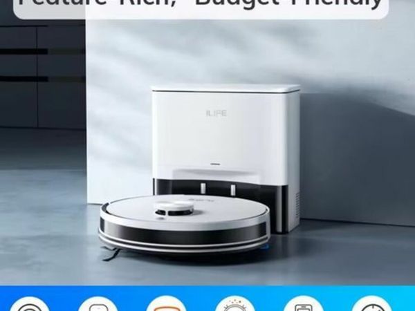 Robot Vacuum & Mop Combo 5000Pa Suction, Self-Empt for sale in Co ...