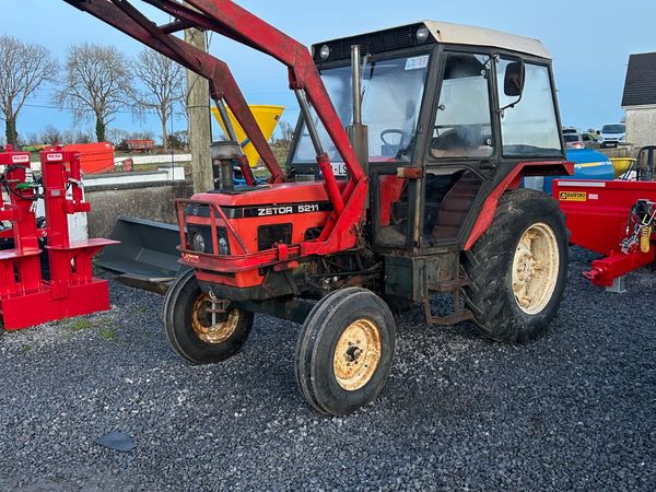1989 Zetor 5211 c/w loader for sale in Co. Roscommon for €8,500 on DoneDeal