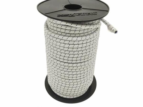 Elastic bungee rope 10mm / 50m - Reel White/blue for sale in Co. Dublin ...