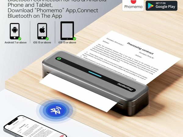Printer Compact Portable A4 Thermal Bluetooth Mobi for sale in Co ...
