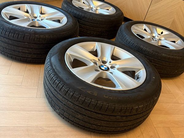BMW ALLOY WHEELS WITH TYRES for sale in Co. Dublin for €230 on DoneDeal