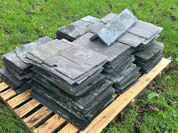 Blue Bangor & Purple slates and ridge tiles for sale in Co. Waterford ...