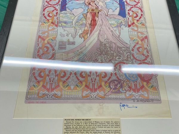 Jim Fitzpatrick original plate prints 1977 (8) for sale in Co. Cavan ...