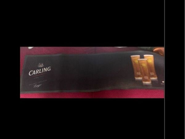 Large Carling Bar Runner/ Drip Mat for sale in Co. Dublin for €10 on ...