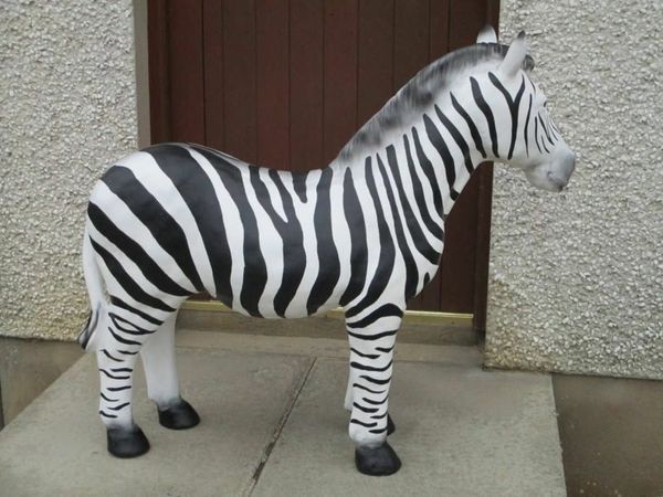 Large Fibreglass Zebra for sale in Co. Derry for £300 on DoneDeal