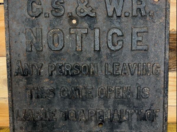 Antique Irish ☘️ Railway Signs collect Letterkenny for sale in Co ...