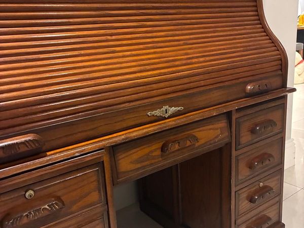 Antique roll top writing desk for sale in Co. Westmeath for €500 on ...