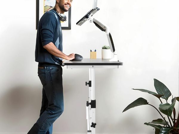 Small Standing Desk Adjustable Height Mobile for sale in Co. Dublin for ...