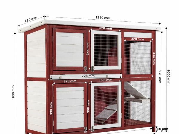 Rabbit Hutch Barn Two Level Free Delivery for sale in Co. Dublin for € ...