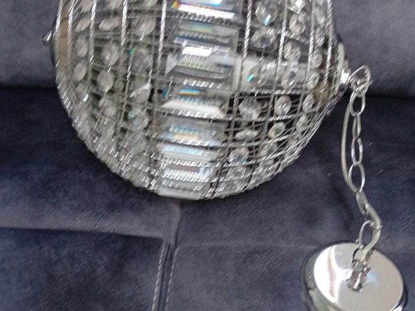 LARGE URSULA CRYSTAL BALL CEILING LIGHT AS NEW for sale in Co. Mayo for ...