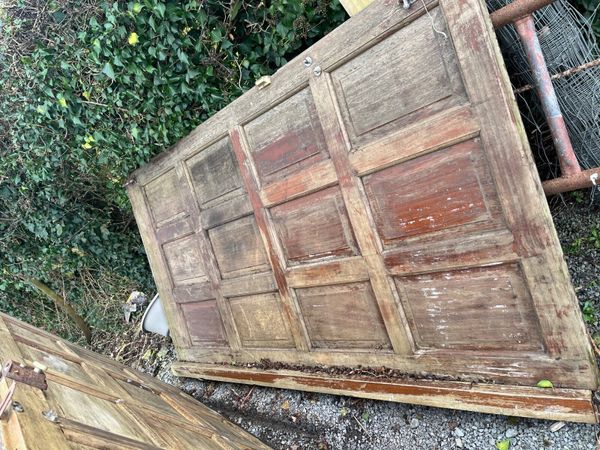 Teak Shed Doors for sale in Co. Laois for €150 on DoneDeal