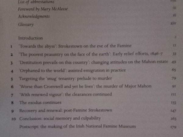 Strokestown and the Great Irish Famine Book for sale in Co. Mayo for € ...