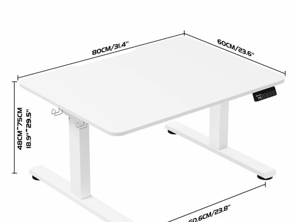 Electric Standing Desk 80x60 cm Low Height 48-75 for sale in Co. Dublin ...