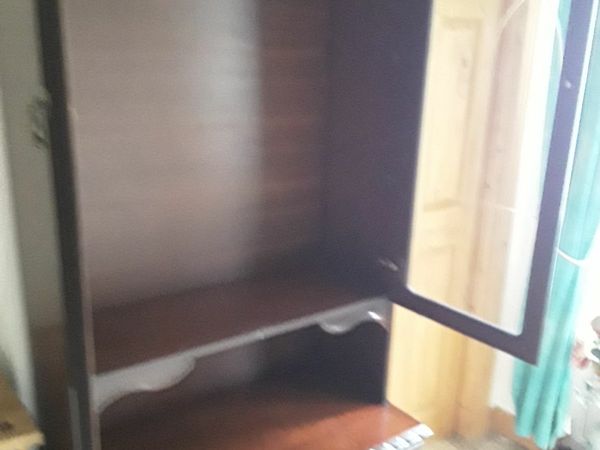Nice mahogany Rossmore wall unit for sale in Co. Dublin for €80 on DoneDeal