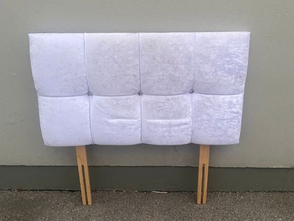 Free Single bed base and white diamanté headboard for sale in Co. Kerry ...