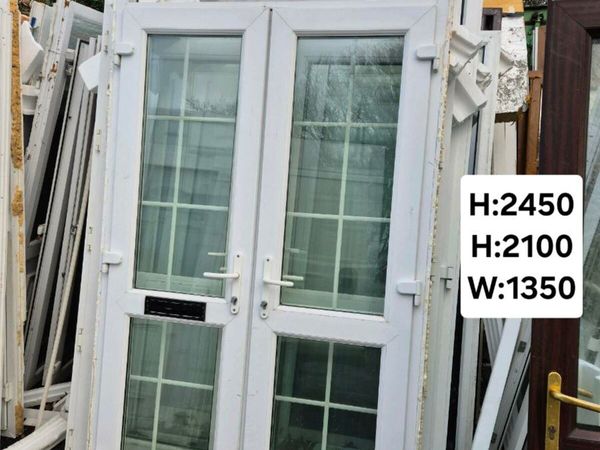 PVC FRENCH DOORS for sale in Co. Dublin for €400 on DoneDeal