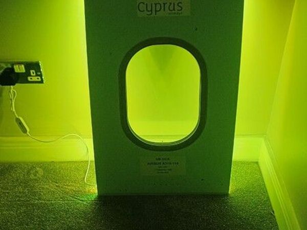 Authentic Airbus A319 Aircraft Window Panel LED lights Cyprus Airways ...