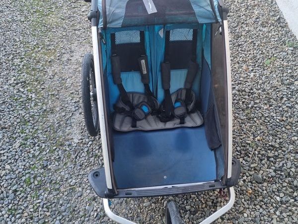 Thule bike chariot two seater double pram for sale in Co. Mayo for €750 ...