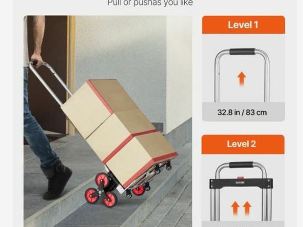 Stair Climbing Cart, 260 lbs Capacity for sale in Co. Dublin for €99 on ...