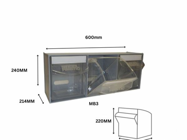 Storge view / tilt bins for sale in Co. Monaghan for €16 on DoneDeal