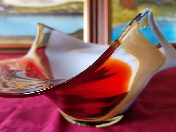 Murano Style Multi Color Art Deco Centerpiece Bowl for sale in Co. Cork ...