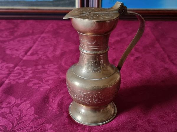 Solid Brass Art Deco Engraved Pitcher With Lid for sale in Co. Cork for ...