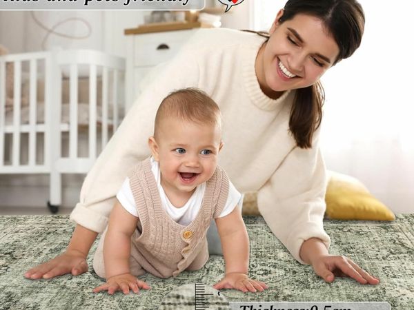 Living Room Rugs Extra Large Green 200x290cm for sale in Co. Dublin for ...