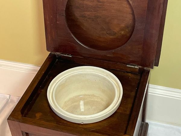 Antique Wooden Commode Box & Chamber Pot for sale in Co. Offaly for €40 ...